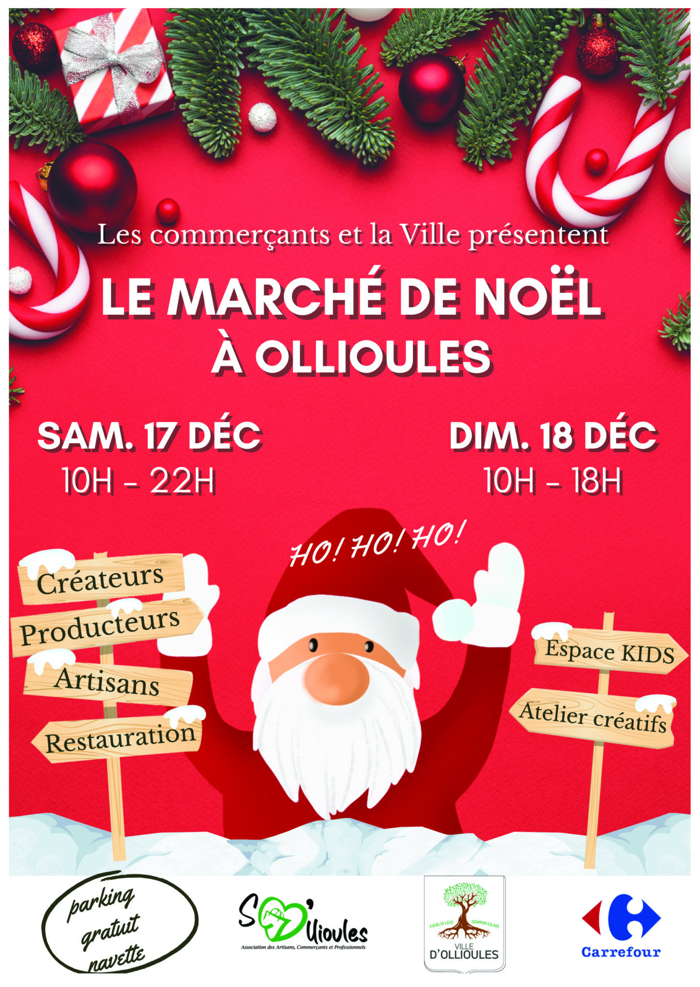 Marché de Noël à Ollioules, 17 et 18 décembre - Ville d'Ollioules